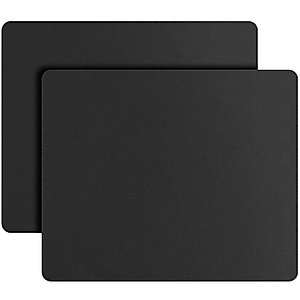 Mouse Pad 12.6×10.8×0.08 inches Premium-Textured Non-Slip Rubber Base Mouse Mat Mousepad for Office & Home, Black (2 Pack)