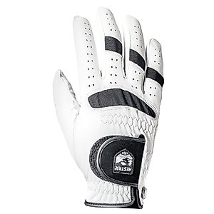 Hestra Golf Leather Right Glove - Off White/Black | 7