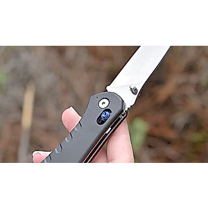 Camillus ROVAX 7.6-Inch Folding Knife, Pocket Knife with CUDA-Lock and GFN Handle, Black