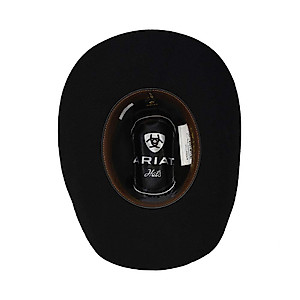 Ariat Men's 2X Wool Black Felt Hat A7520201 7 1/4