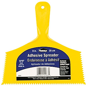 Homax Group Inc HOMAX Products 83 Outdoor Carpet Adhesive Spreader Notch, 8-Inch Wide