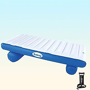 Swimming Ring Beach Water Inflatable Loungers Floating Row, Swimming Pool Float Inflatable Toy Adult & Child Floating Bed Water Recreation Chair