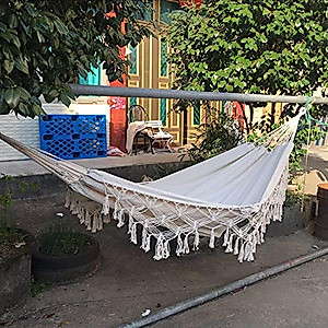 Tassel Swing Courtyard Leisure Chair Garden Canvas Beach Womens Summer Shirt White