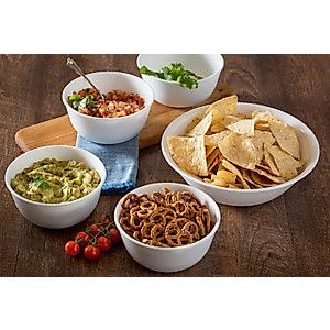 Corelle Livingware 12-Ounce Soup/Dessert Cup, White, Set of 4