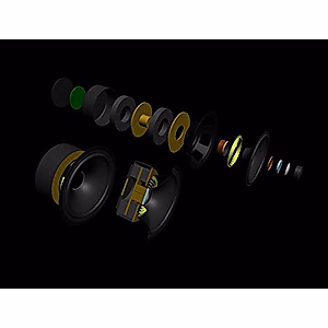 Micca COVO-S Compact 2-Way Passive Bookshelf Speakers for Desktop Stereo or Home Theater Surround Sound, 3-Inch Woofer with Concentric Tweeter, Wall Mountable, Pair, Black