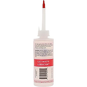 Premium Sewing Machine Oil with Zoom Spout Oiler | 4FL OZ of Stainless Lily White Oil with Flexible Telescoping Spout, Ideal for Sewing and Textile Machinery - by Sewable