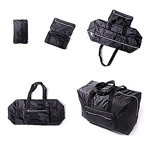 22" Foldable Large Travel Duffel Duffle Bag Sports Gym Tote Bag For Women Overnight Carryon Weekend Bag Shoulder Bag Water Resistant (mermaid 1)