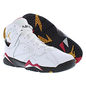 Jordan Air 7 Retro BG (Big Kid) White/Black/Cardinal Red/Chutney 6.5 Big Kid M