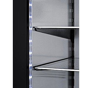 Summit Appliance ASDG2411 24" Wide Built-In Beverage Center, ADA Compliant; 3.25 cu.ft Capacity; Frost-free; Sealed Back; Open Door Alarm; Factory Installed Lock; Dimmable LED Light