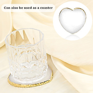 Resin Nail Art Palette Nail Mixing Palette Nail Art Painting Mixed Color Palettes Gold Edge Nail Holder Display Board Cosmetic Mixing Nail Art Palette Tools