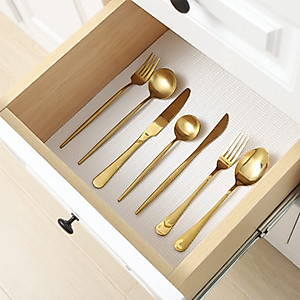 Moretoes Drawer and Shelf Liner, Non Adhesive Slip Resistant Waterproof Easy Liner, Washable Smooth Liners for Kitchen Cabinet Shelves Pantry Cupboard, 12 Inch x 30 Feet, White