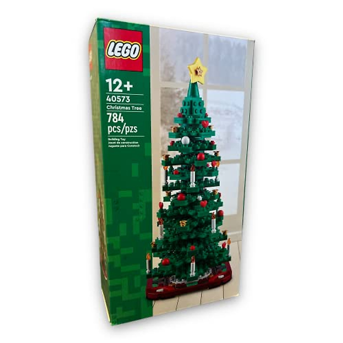 Lego Holiday Bundle, Christmas Tree (40573) and Wreath (40426), 2-in-1 Building Toy Set, Christmas, (1294 Total Pcs)