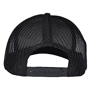 CYGTE XL, XXL Mens Oversize Extra Large Snapback Trucker Hat Mesh Adjustable Baseball Cap Blank Plain Cool Work Ball Caps for Big Heads -Black