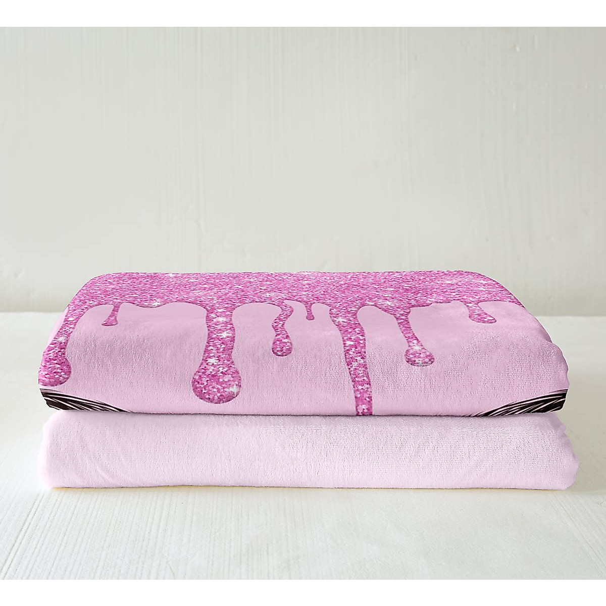 Eyelash Blanket Twin for Girls Women Kids Customize Name Throw Blanket 30”x40”,Luxury Bling Light Purple Glitter Sparkle Eyelashes Makeup Girly Fleece Blanket Cute Princess Style Bedroom Decor Gifts