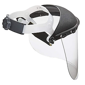 Jackson Safety Anthem+ Face Shield Kit, Ratcheting Headgear, Polycarbonate Window Included, 14953