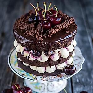 AWTBDP 4 Inch Cake Pan Set of 8, Anodized Aluminum Round Cake Pans with 100 Pcs Parchment Paper Tins Baking Pan for Cheese Cake, Pizza, Quiche, Non Toxic, Leakproof, Easy Pop Out