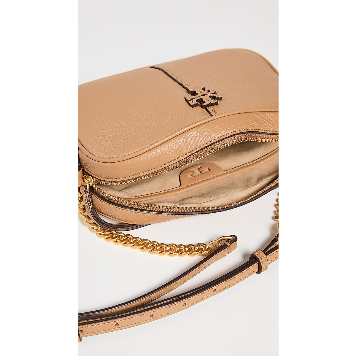 Tory Burch Women's McGraw Camera Bag, Tiramisu, Tan, One Size