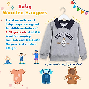 ELONG HOME Kids Hangers, 20 Pack White Baby Hangers for Closet, Premium Children's Clothes Hangers with 360° Swivel Hook