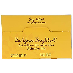 Simple Mills Almond Flour Crunchy Cookies, Toasted Pecan - Gluten Free, Vegan, Healthy Snacks, Made with Organic Coconut Oil, 5.5 Ounce (Pack of 1)