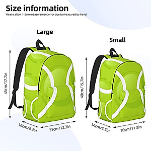 YOPIGOT Tennis Canvas Backpack Tennis Travel Backpack Tennis Laptop Backpack For Men Women S
