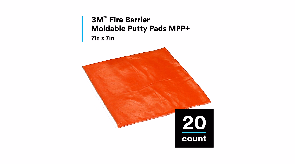 3M Fire Barrier Moldable Putty Pads – Firestop Solutions