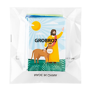 GROBRO7 24Pcs Christian Bible Coloring Books for Kids DIY Art Drawing Book with Angels Priests Churches Candles Crosses Patterns Color Booklets for Sunday School Classroom Rewards Goodie Bag