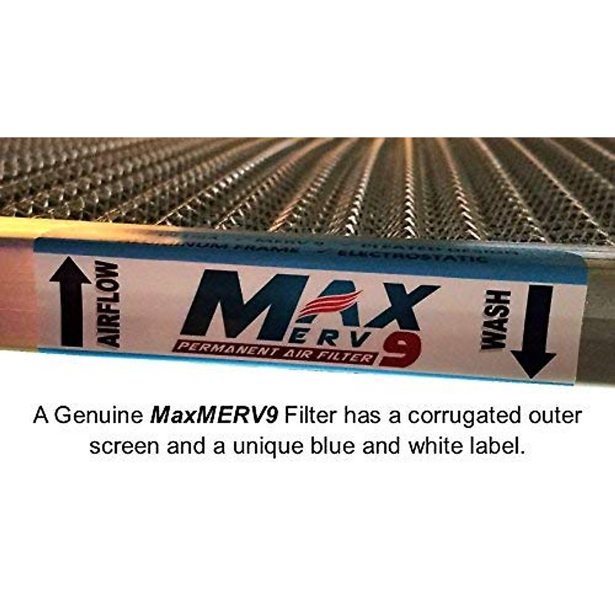 20x25x1 ALLERGY MAGNET WASHABLE FILTER - Highest MERV Rating in Permanent Electrostatic Furnace A/C Filters - Lifetime Warranty
