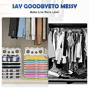 BoxLegend Tshirt Organizer Stack Easily Closet Organizers and Storage Easy to Assemble Clothes Folder Sturdiness Stackable Storage Bins Durability Closet Drawers for Clothes