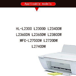 TN2360 Toner Cartridge is Applicable to for Brother HL-L2300 L2300D L234ODW L2360DN L2365DW L2380DW MFC-L270ODW L272ODW L274ODW DCP-L250OD L2520DW L256ODW Model Black*2