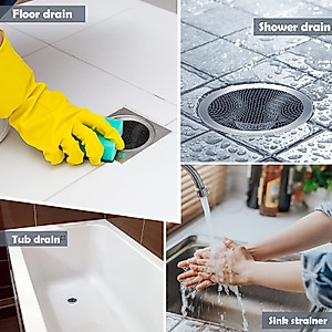 100 Pcs 2.75" Mesh Sink Strainers Stainless Steel Drain Strainer Bathroom Sink Strainers Kitchen Drain Strainer Mesh Shower Drain Hair Catchers for Lavatory Balcony Laundry Mop Pool RV Sink