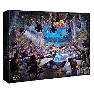 Thomas Kinkade Studios Disney 100th Celebration 8" x 10" Gallery Wrapped Canvas Art | Frameless Canvas Wall Art | Certificate of Authenticity Included