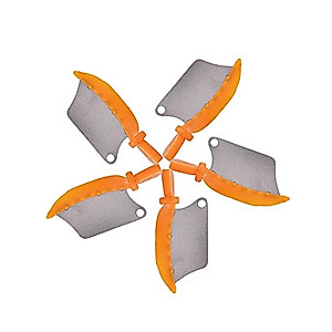 Angzhili 40 Pcs/Box Dental Wedge Knife Teeth Interproximal Plastic Wedge (Orange)