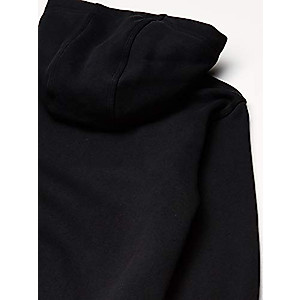 Nike Boy's Sportswear Club+ Hbr Pullover Hoodie, Black/(Light Smoke Grey), Medium