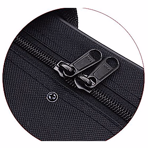 Tosnail 600D Water-resistant Foam Cotton Padded Clarinet Case, Clarinet Gig Bag