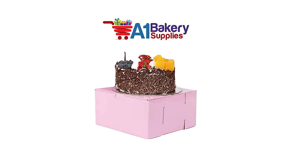 A1 Bakery Cake Boxes 10 Pack - Durable & Made in USA | Perfect For Events
