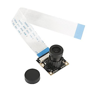Webcam Board, Easy Installation High Sensitivity 2592x1944 Resolution OV5647 Chip Camera Module for Raspberry Pi B 3 2