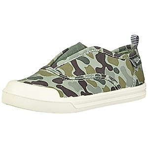 OshKosh B'Gosh Boy's Fishar Sneaker, Camo, 7 Toddler