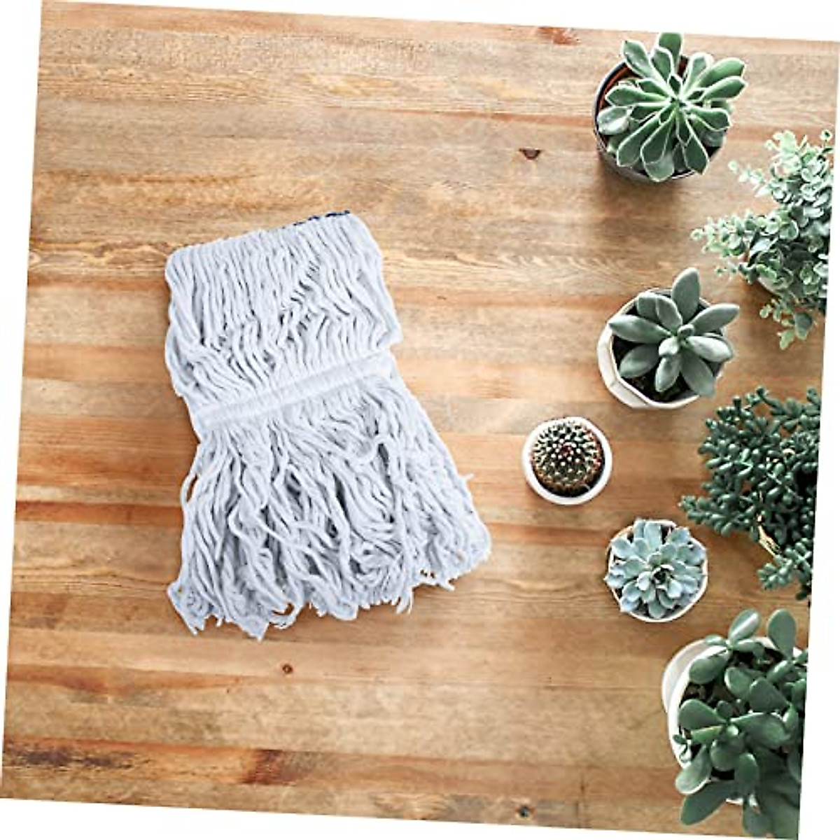 Yardwe Replaceable Mop Head Floor Mops Commercial Mop Microfiber Mop Head Dry Mop Pads Cleaning Mop Head Replacement String Mop Refills Cleaning Mop Cloth Convenient Mop Refill Plastic