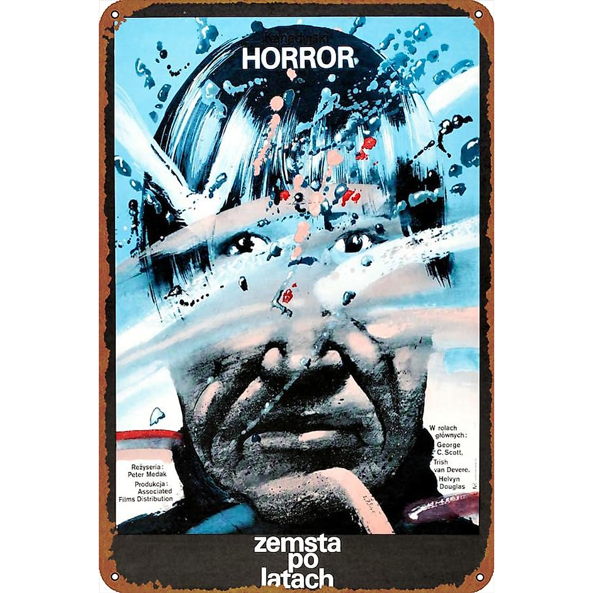 The Changeling Professional Tin Poster- Ideal Wall Decor for Bars, Cafes, Offices, Restaurants, Homes, Gardens, Shops, Clubs - 12 X 8 Inches