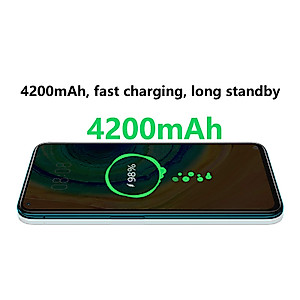 CUBOT Unlocked Phone 8GB RAM+128GB, X30 6.4" Screen Unlocked Smartphones, 48MP Camera, 4G Dual SIM Unlocked Android Phone, 4200mAh Battery, Android 10, Face ID, US Version, Blue