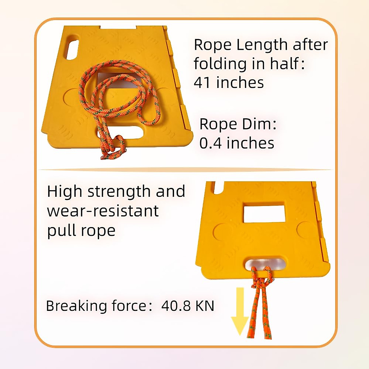 HBFBDRCT 220 Lbs Furniture Spliceable Movers Dolly with Handle and Pull Pope and Nyon Brake Caster and TPR Silent Caster