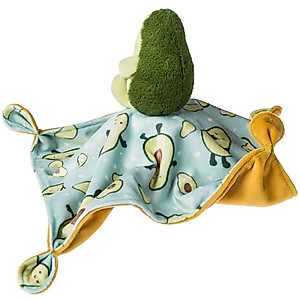 Mary Meyer Sweet Soothie Lovey Security Blanket, 10 x 10-inches, Avocado