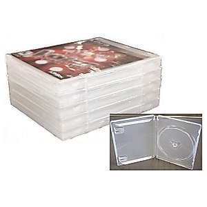5 x New Genuine PS3 Game Replacement Case Clear Playstation OEM Sony Blu-ray DVD