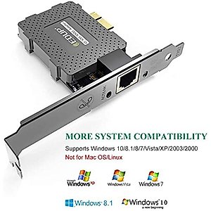 EDUP Gigabit Ethernet PCI Express PCI-E Network Card 10/100/1000Mbps RJ45 LAN Adapter Converter for Desktop PC