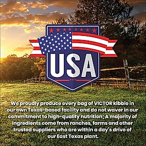 Victor Super Premium Dog Food – High Energy Dry Dog Food for Active Dogs – Gluten Free Dog Food with Beef and Chicken Meal Proteins for Sporting Dogs – All Breeds and All Life Stages, 15 Lb