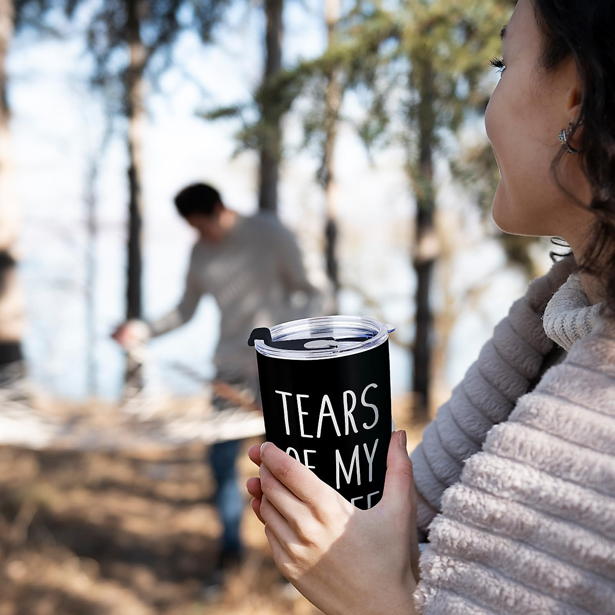 Shqiueos Funny Boss Christmas Gifts-Tears of My Staff 20 Oz Stainless Steel Tumbler Cup, Birthday Gifts for Boss, Boss Lady, Employer, Principal, Boss Day Gifts for Office Men Women