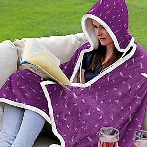 Bible Verse You Are Fleece Wearable Blanket Hoodie - Inspirational Christian Gifts for Women Mom Sister Female Her Wife - Birthday Gifts for Women - Women Gifts for Christmas