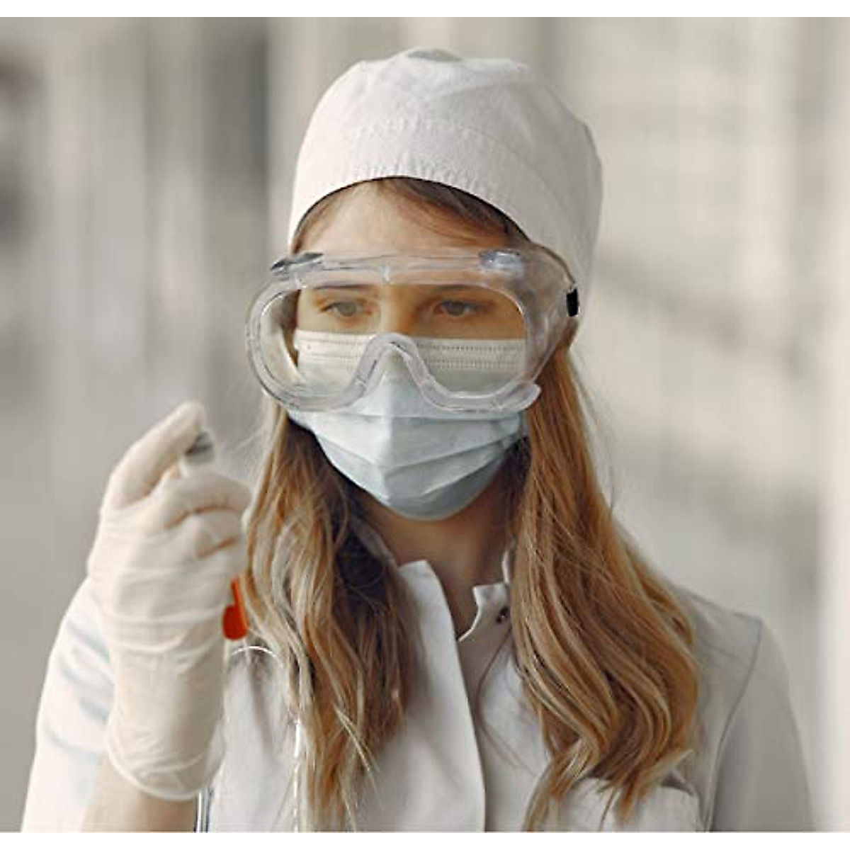 XII WY Anti-fog Protective lab Safety Goggles Anti Scratch Eye Safety Over Glasses Construction Work Goggles