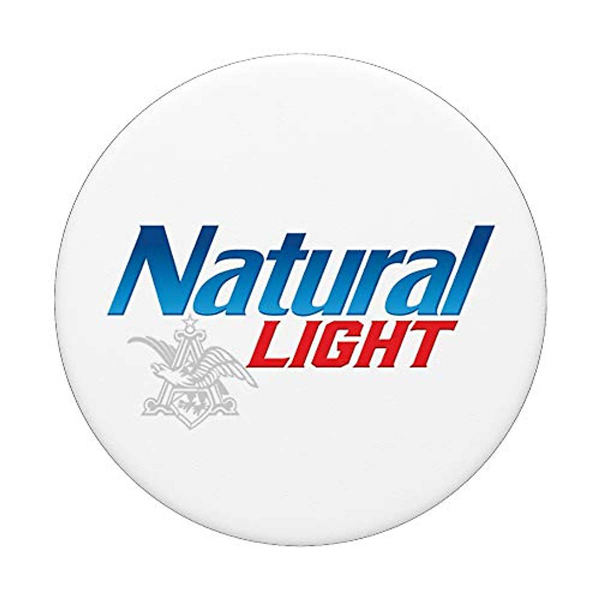 Natural Light White Logo PopSockets Stand for Smartphones & Tablets PopSockets PopGrip: Swappable Grip for Phones & Tablets