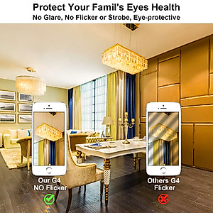 VITUNOV G4 Halogen Bulb 12V 20W, 12 Pack G4 Light Bulb Dimmable, T3 JC Type G4 Base Bi-Pin Bulb, for Under Cabinet Puck Light, Chandeliers, Landscape Lighting, Warm White 2700K